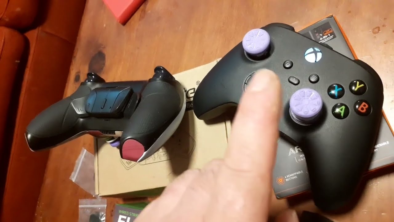 Armor-X Pro XBox Series X and eXtreamRate PS5 back button attachments