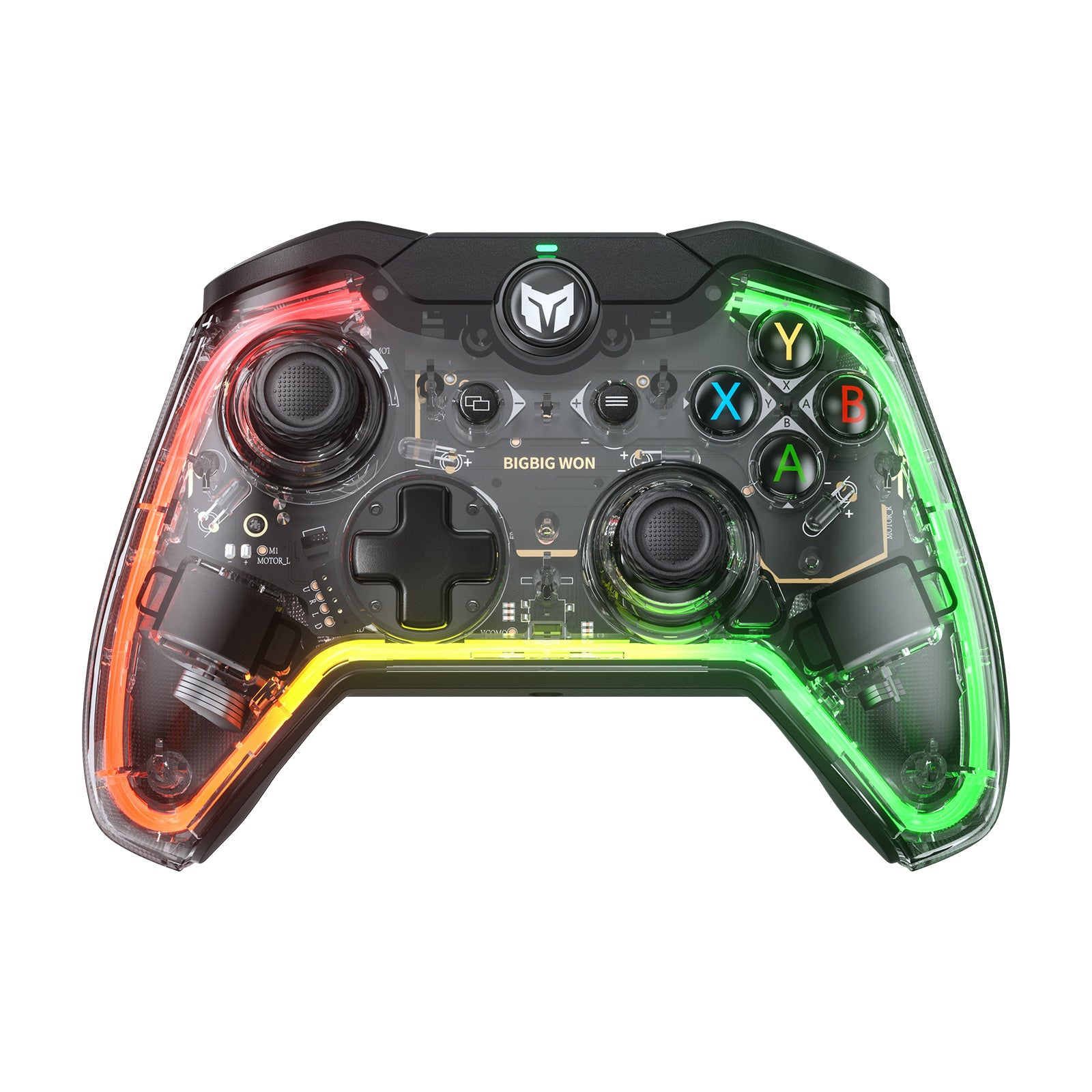 BIGBIGWON Rainbow RGB Elitist S Controller Wired Gamepad Series